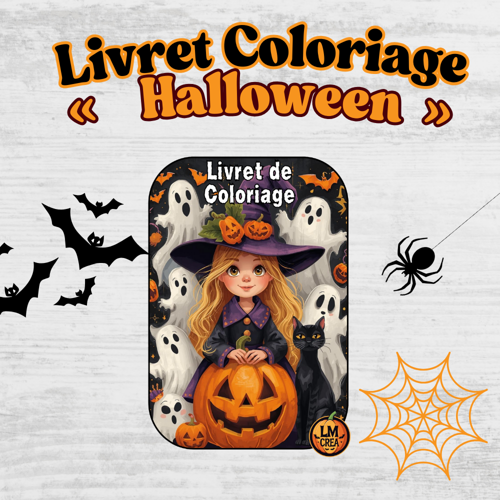 Livret Coloriage «Halloween » – L&M Créa